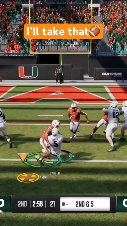 Defense wins games sub more more🏈 #gaming #cfb #cfb25 #nfl #madden #football #miami #fumble #fun ...