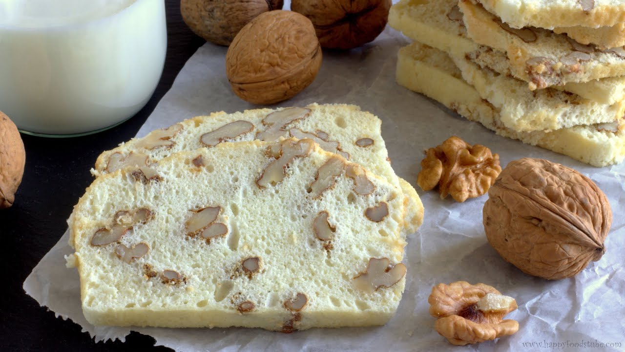 Walnut Biscotti Recipe - YouTube