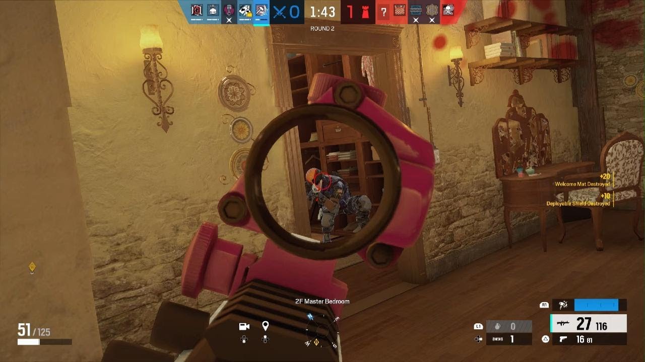 Rainbow Six Siege Triple Headshot - YouTube