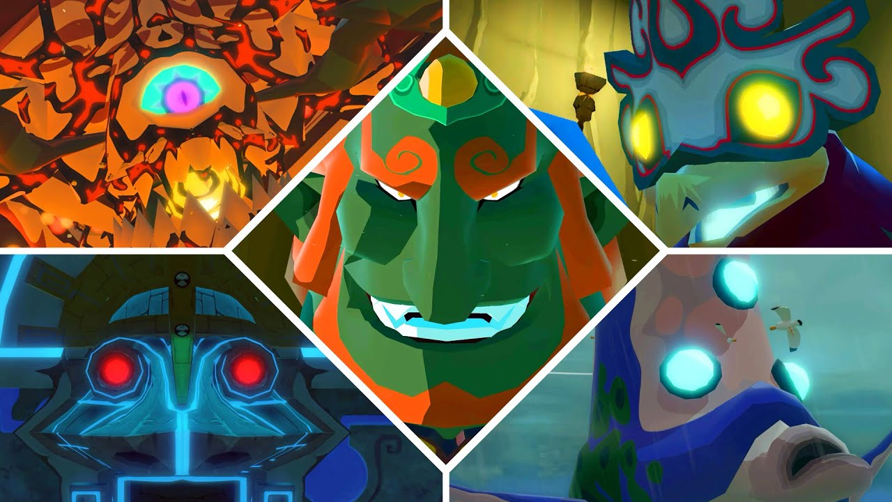 Zelda: The Wind Waker 4K - All Bosses (No Damage) - YouTube