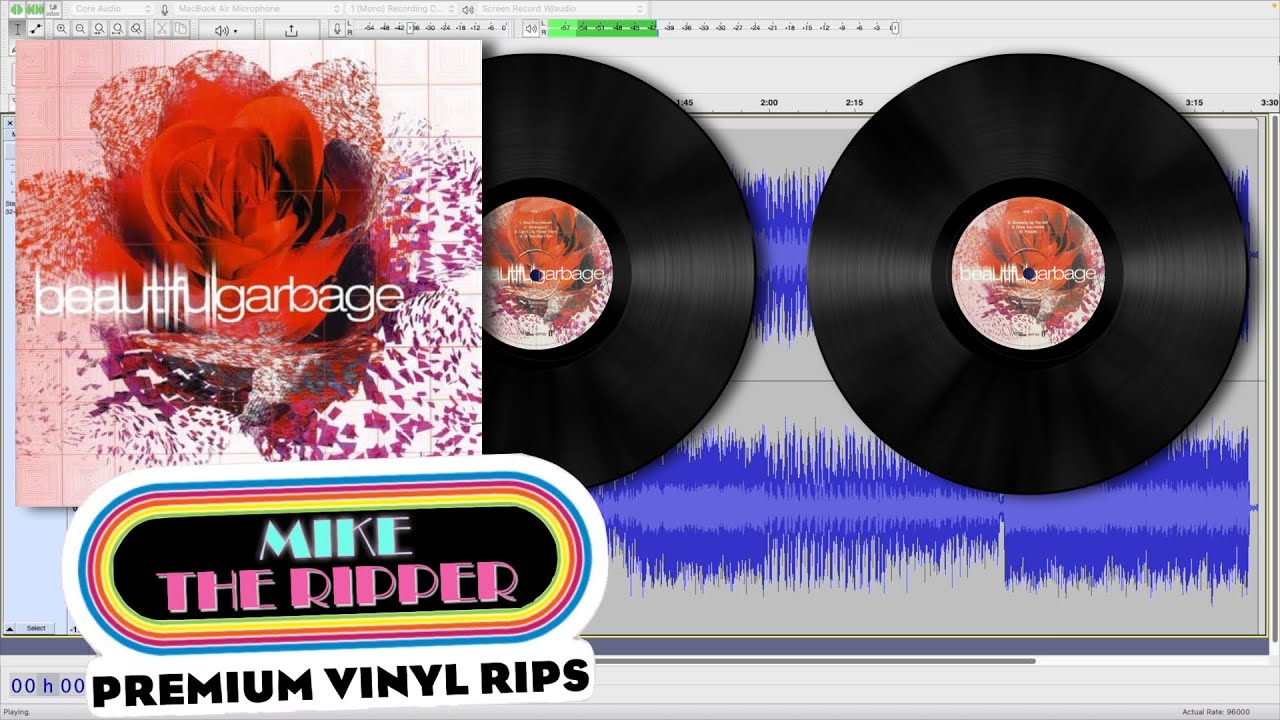 Garbage - Shut Your Mouth - vinyl rip - Beautiful Garbage - 20th anniversary box set - needle ...