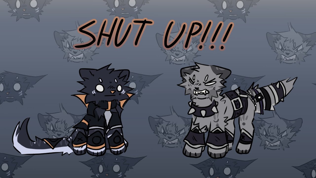 SHUT UP!! animation meme - YouTube