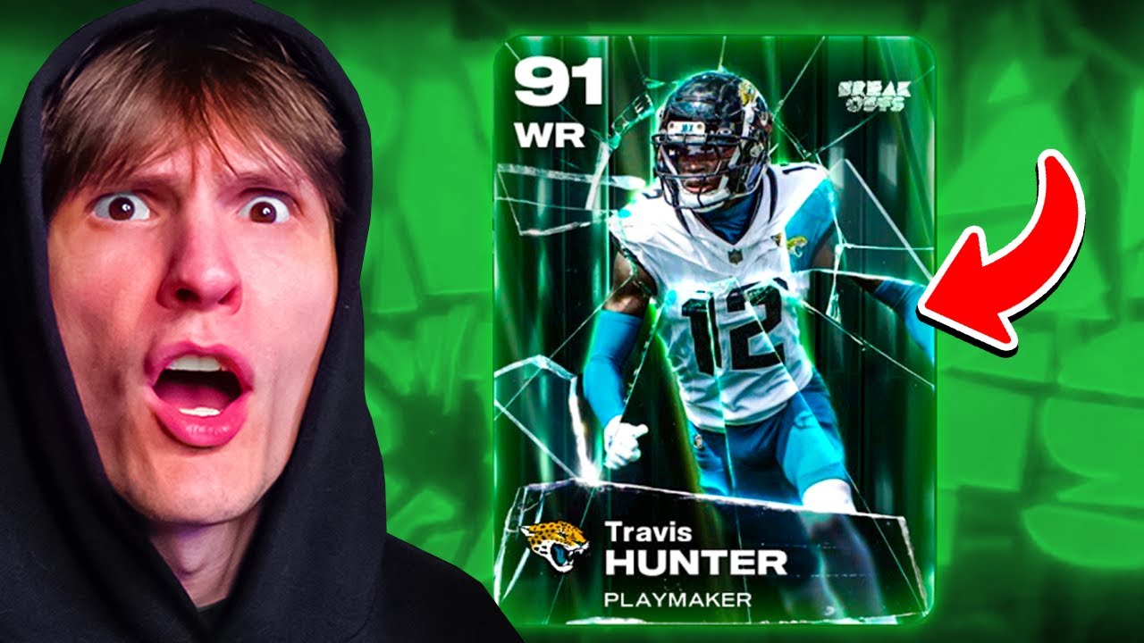 I Got a FREE 91 Overall Travis Hunter Pack! - YouTube