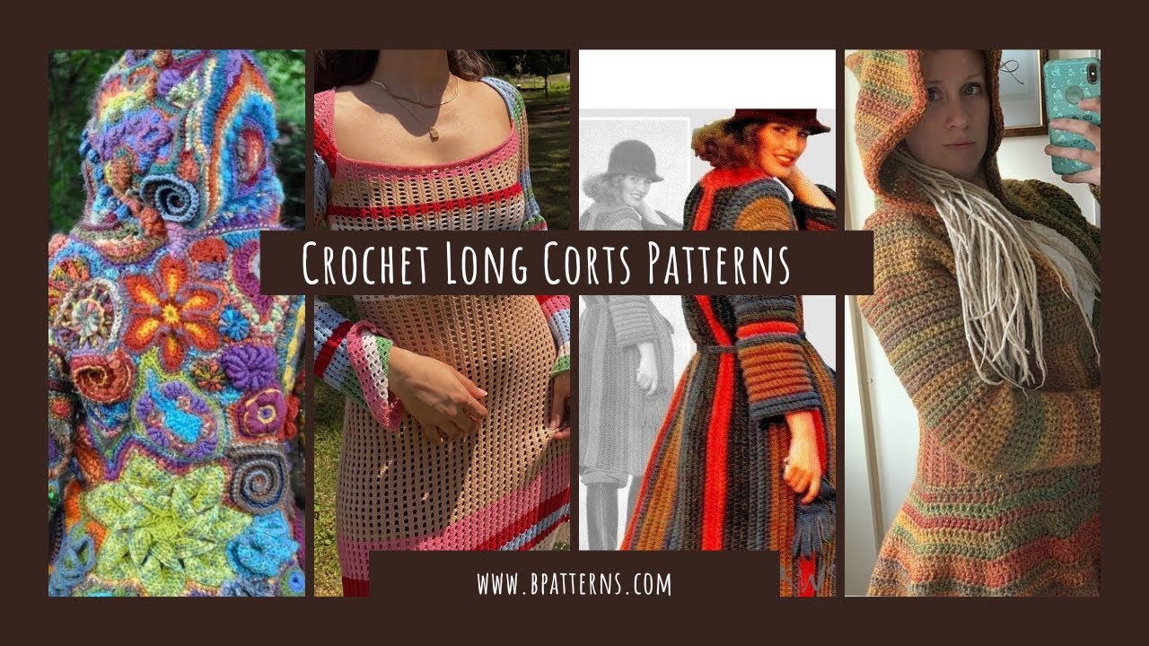 Amazing Crochet Long Coats Patterns 2022 Crochet Pattern - YouTube