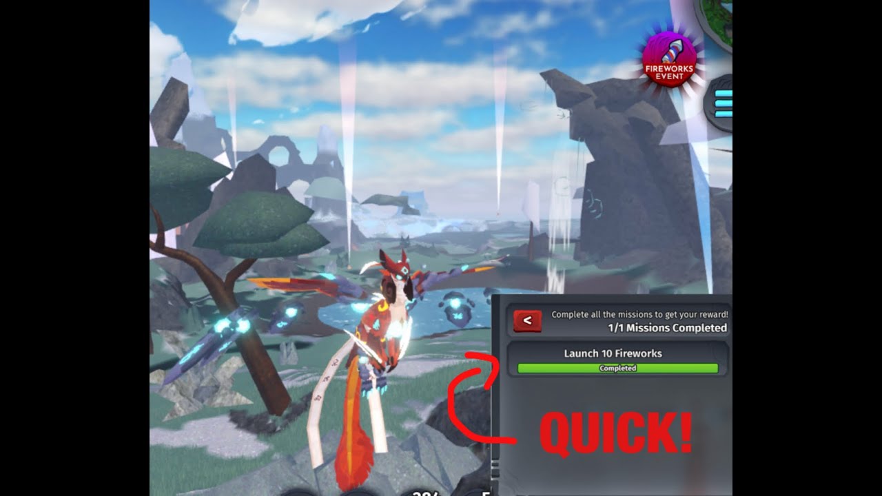 How to get Fireworks quick In cos! - YouTube