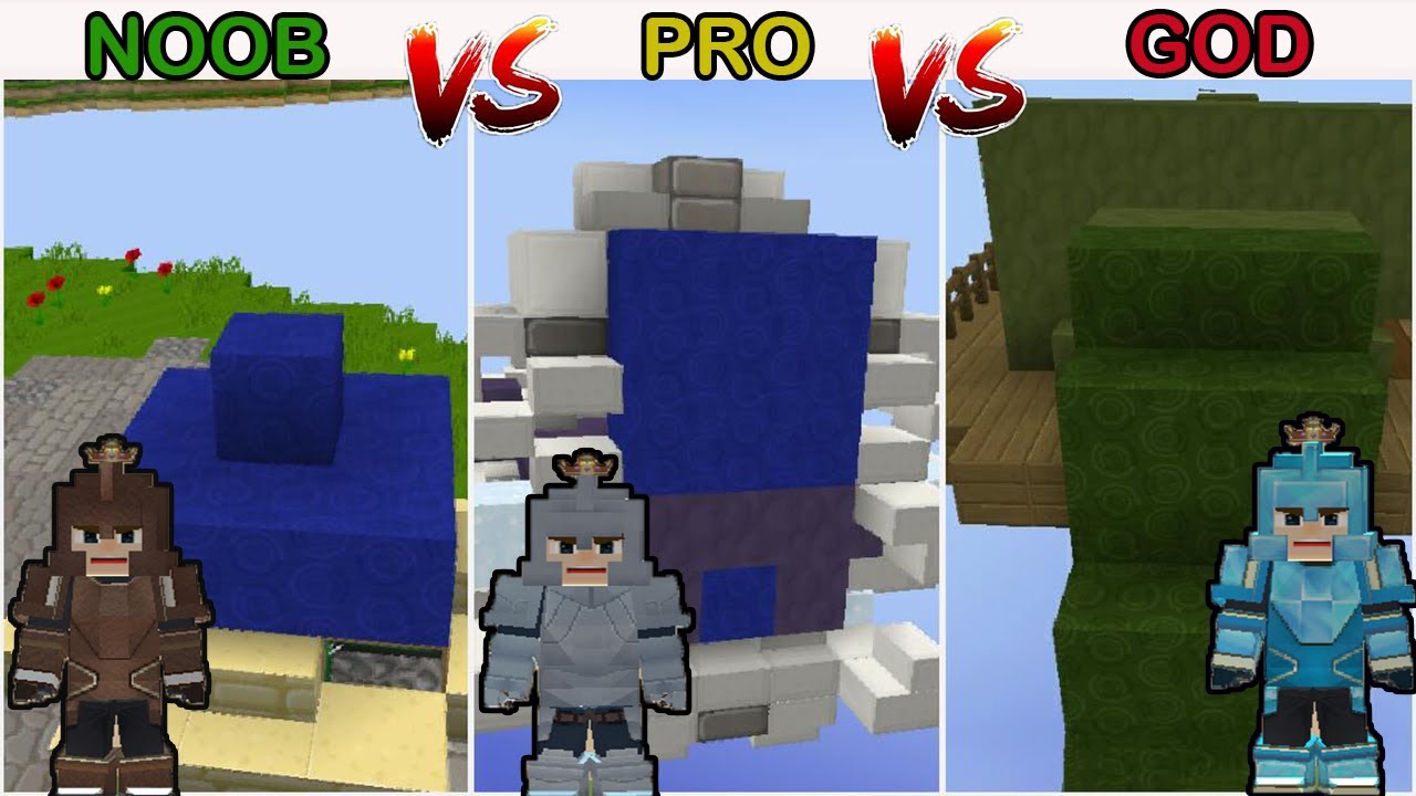 Blockman Go : Noob Vs Pro Vs God | Egg Wars BASE DEFENSE | [Android,iOS ...