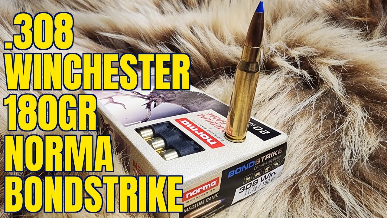 308 Winchester Norma 180gr Bondstrike - YouTube