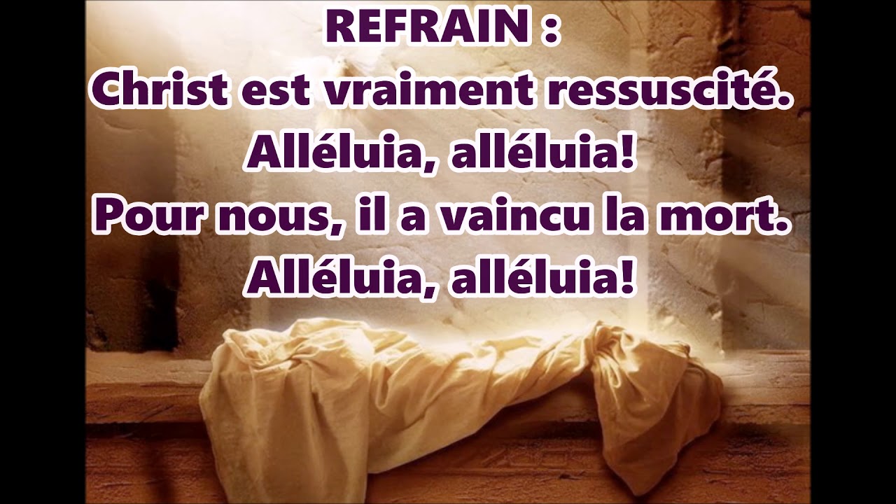 Christ est vraiment ressuscité - Version à 4 voix - YouTube