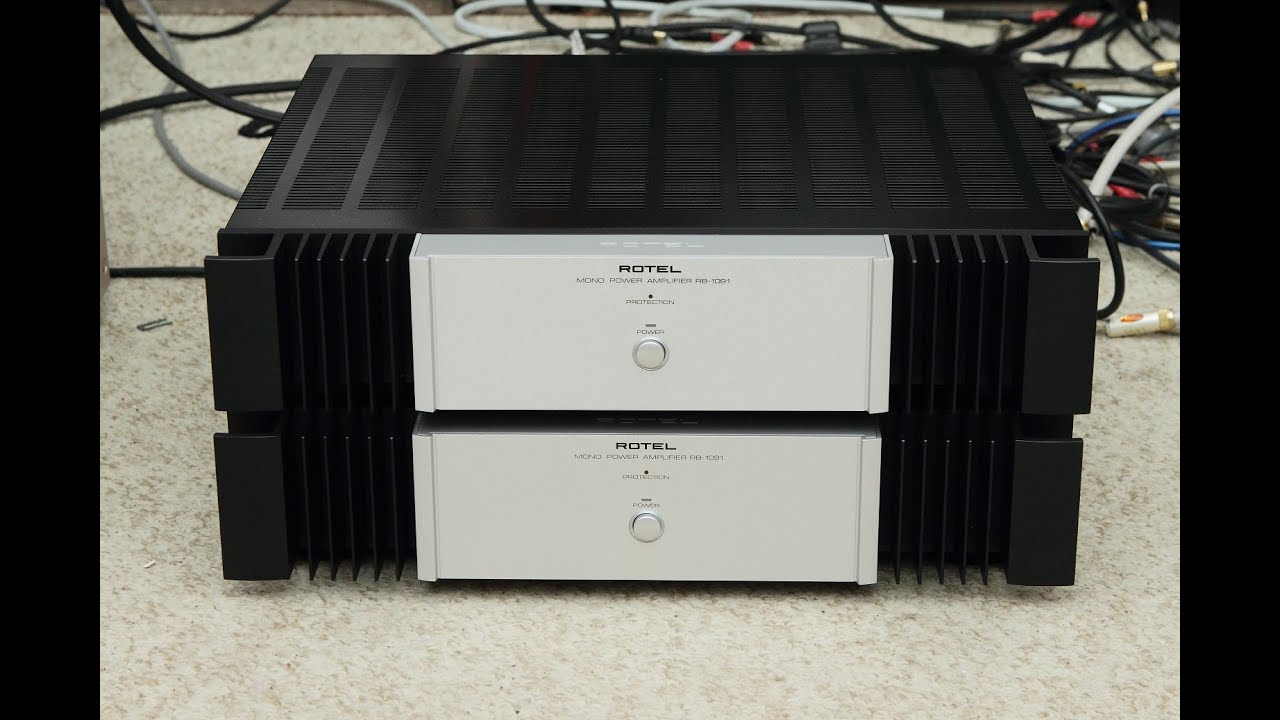 Rotel rb-1091 digital hi-fi monoblock amplifier - YouTube