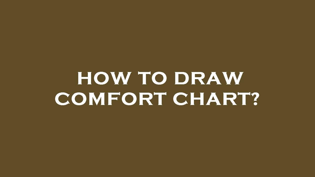 How to draw comfort chart? - YouTube
