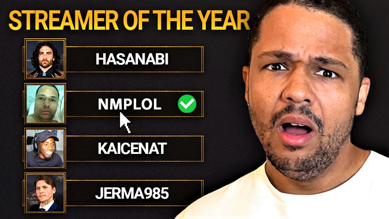 We Decided The Streamer Awards.. - YouTube