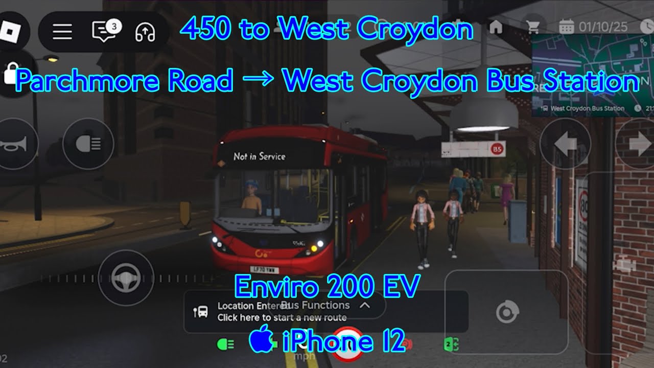 Croydon: London Bus Simulator | Bus Route 450 | Parchmore Road → West ...