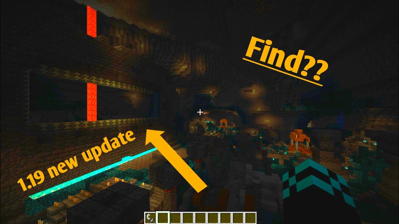 How to find ancient city deep dark cave 1.19 in minecraft - YouTube