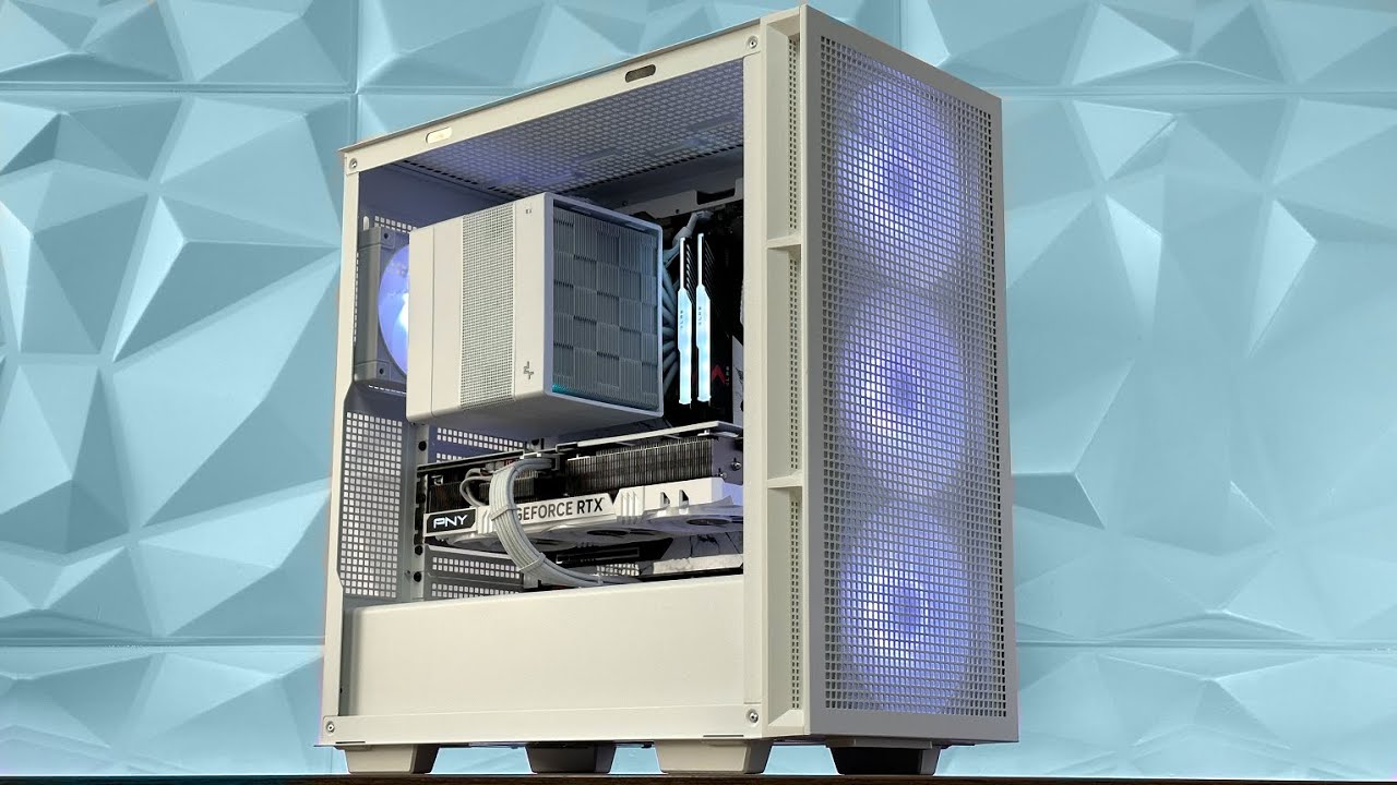 ULTIMATE WHITE AIR COOLED PC BUILD - DEEPCOOL CH560 & ASSASSIN IV - YouTube