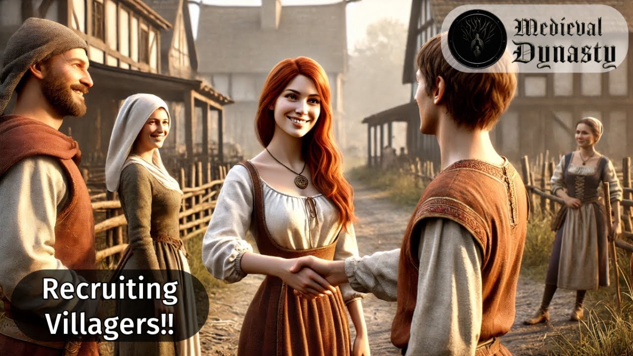 Quests pay off! Recruiting new villagers in Medieval Dynasty (episode ...