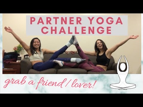 partner yoga challenge with my pal