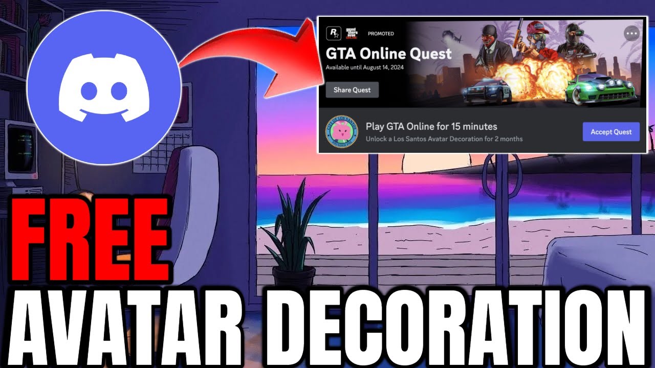 🔧 FREE DISCORD Los Santos Avatar Decoration – GTA ONLINE QUEST ...