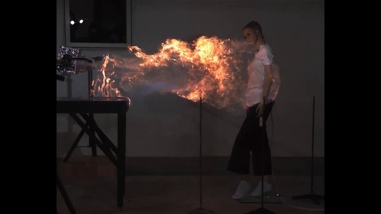 Margrett Lewis Copy of- ATF Flame Jetting Demonstration - YouTube