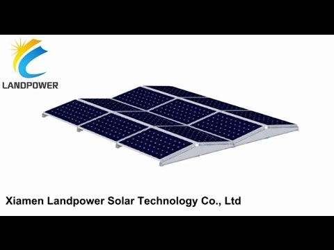 East and West Ballasted Solar Mounting,East/West Solar Construction ...