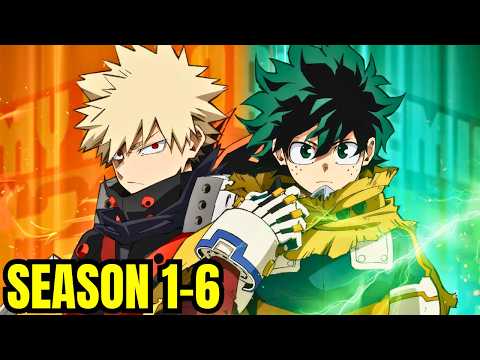 My Hero Academia Season 1-6 Explained in hindi full recap