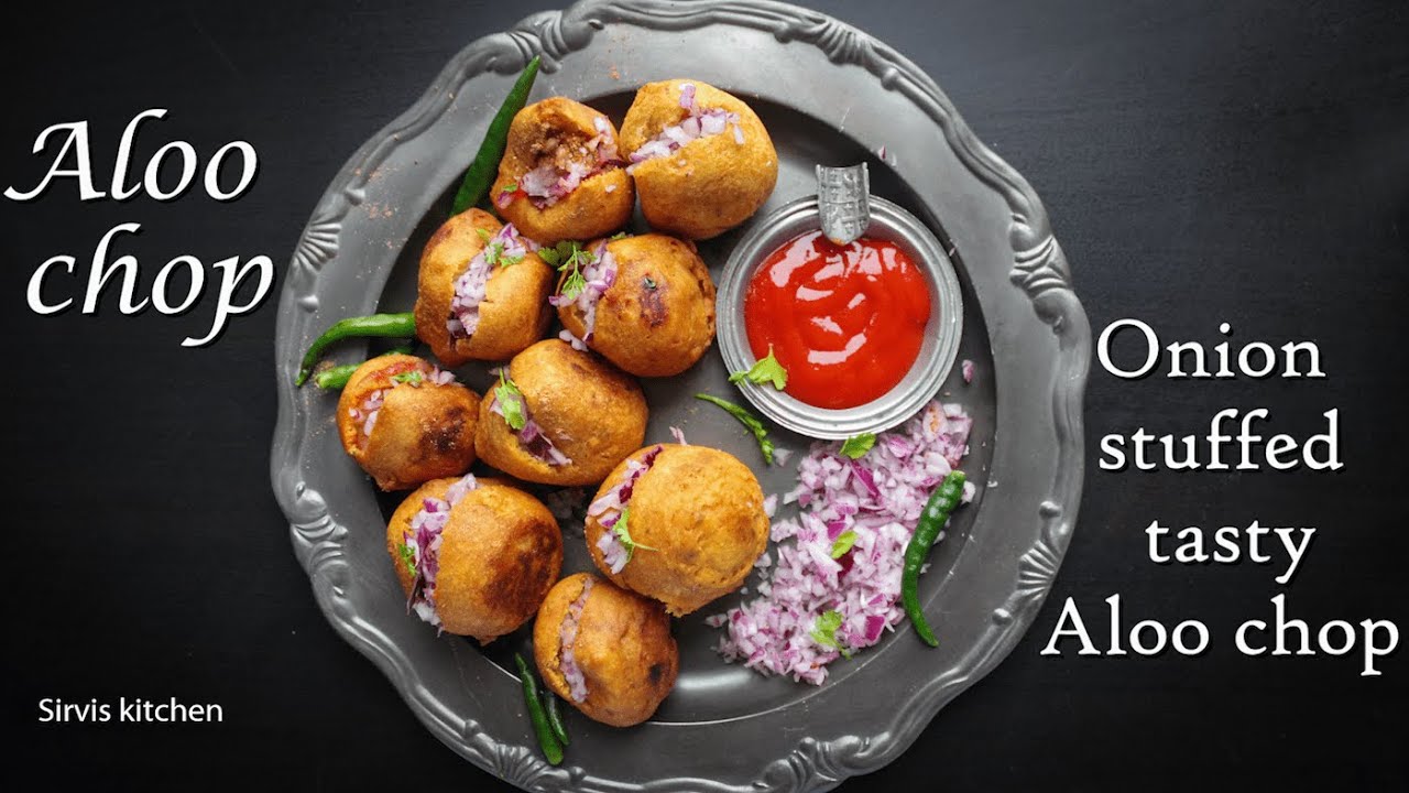 aloo chop recipe | Onion stuffed aloo chop | आलू चॉप | Bengali aloo ...