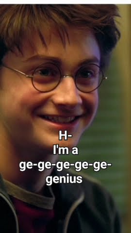 I'm a ge-ge-ge-ge-ge- genius y/n #harrypotter - YouTube