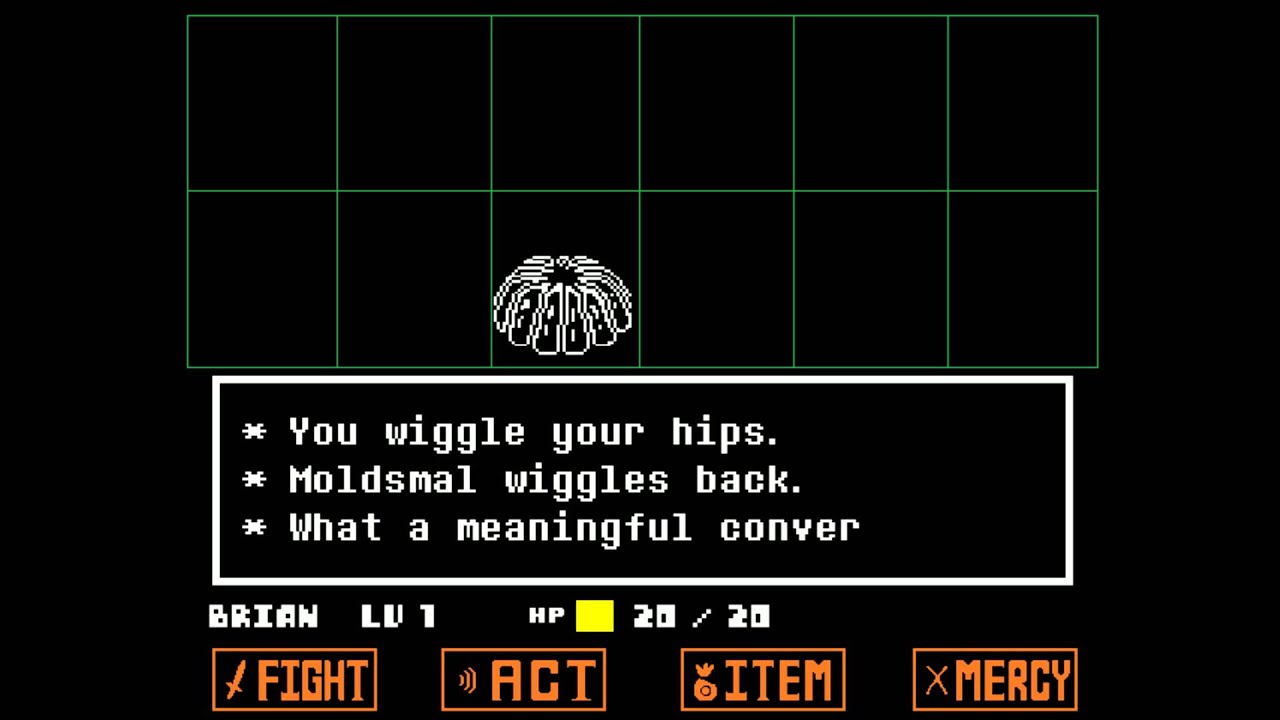 Undertale - Neutral/Pacifist Moldsmal - YouTube