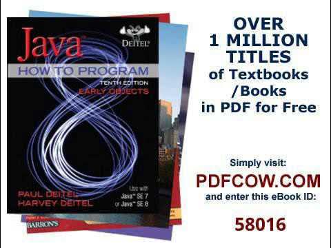 Java How To Program Early Objects 10th Edition - YouTube