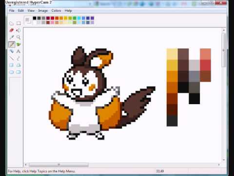 New 5th generation pokemon scratch sprite - Emonga - YouTube