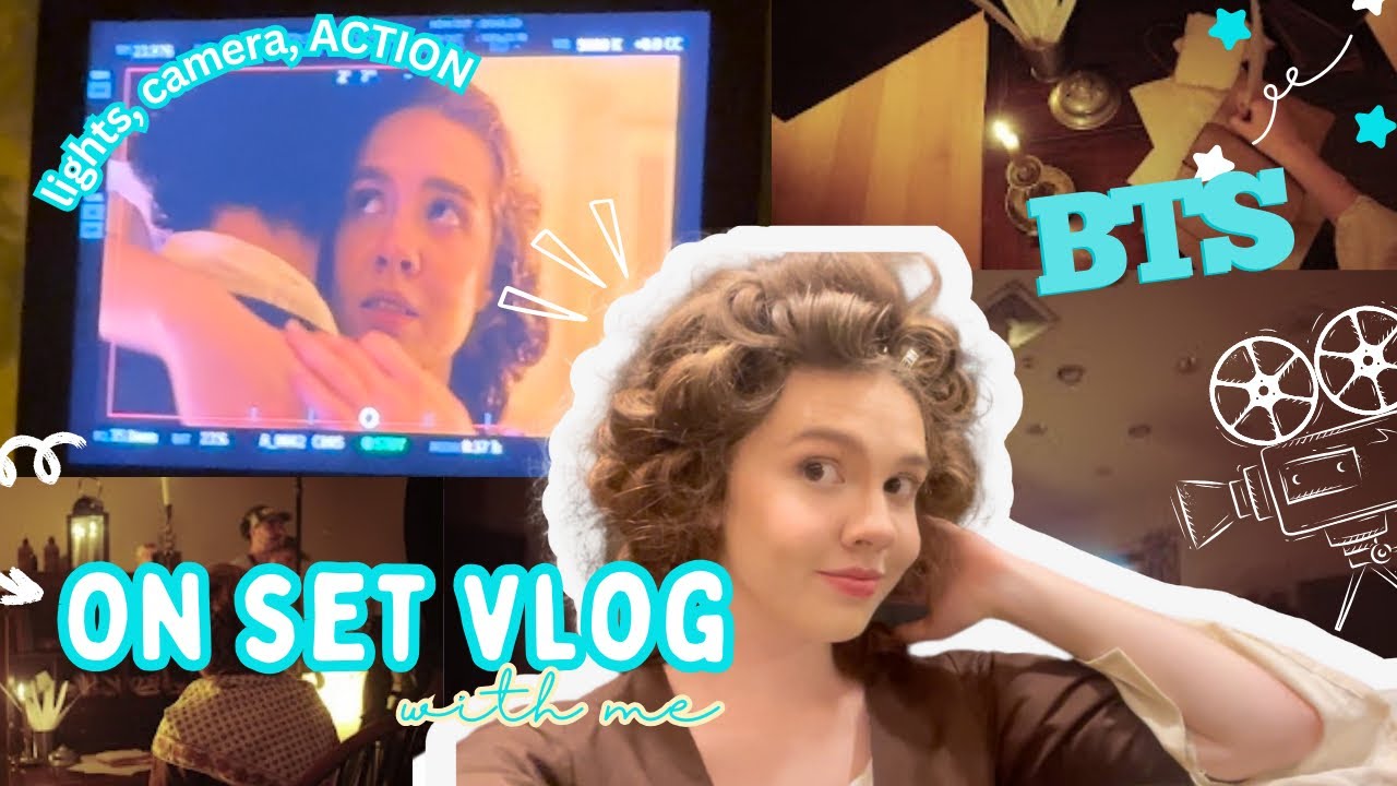 ON SET VLOG! 🎬 behind the scenes of filming my first PERIOD PEICE 🤩 ...