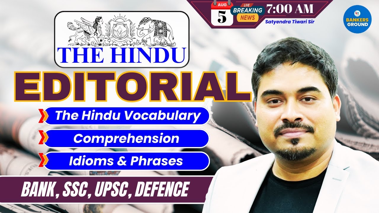 The Hindu Analysis | The Hindu Editorial | 5 August 2024 | The Hindu ...