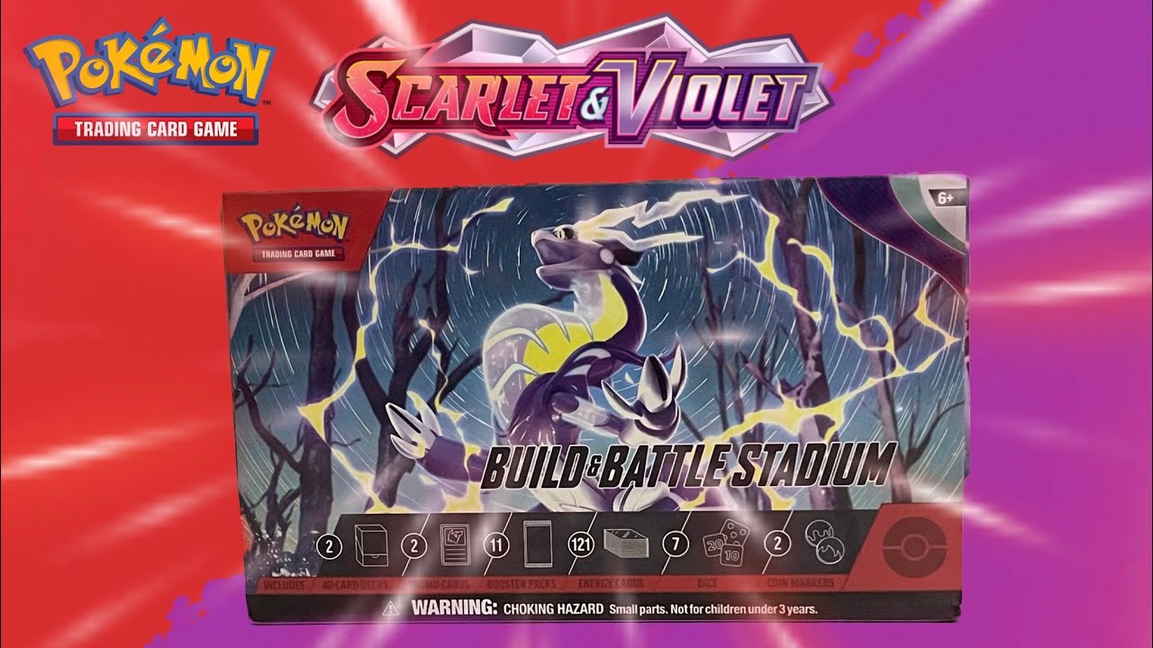 Unboxing de Pokemon Scarlet & Violet Build & Battle Stadium!! - YouTube