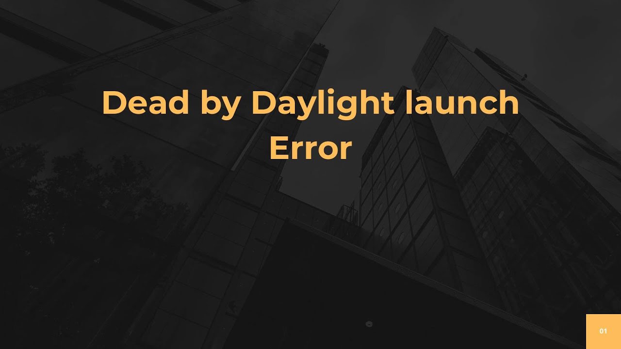 Dead by Daylight launch Error - YouTube
