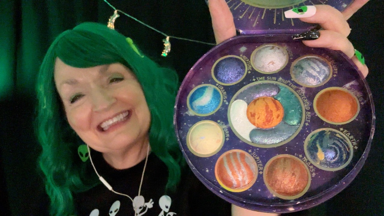 ASMR The Lady Who is Obsessed with Aliens does Your Makeup 👽 - YouTube