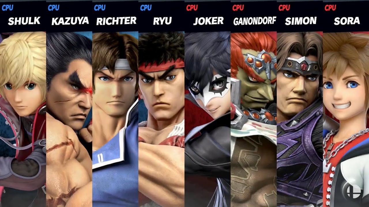 Super Smash Bros. Ultimate - Blue Team vs Red Team - YouTube