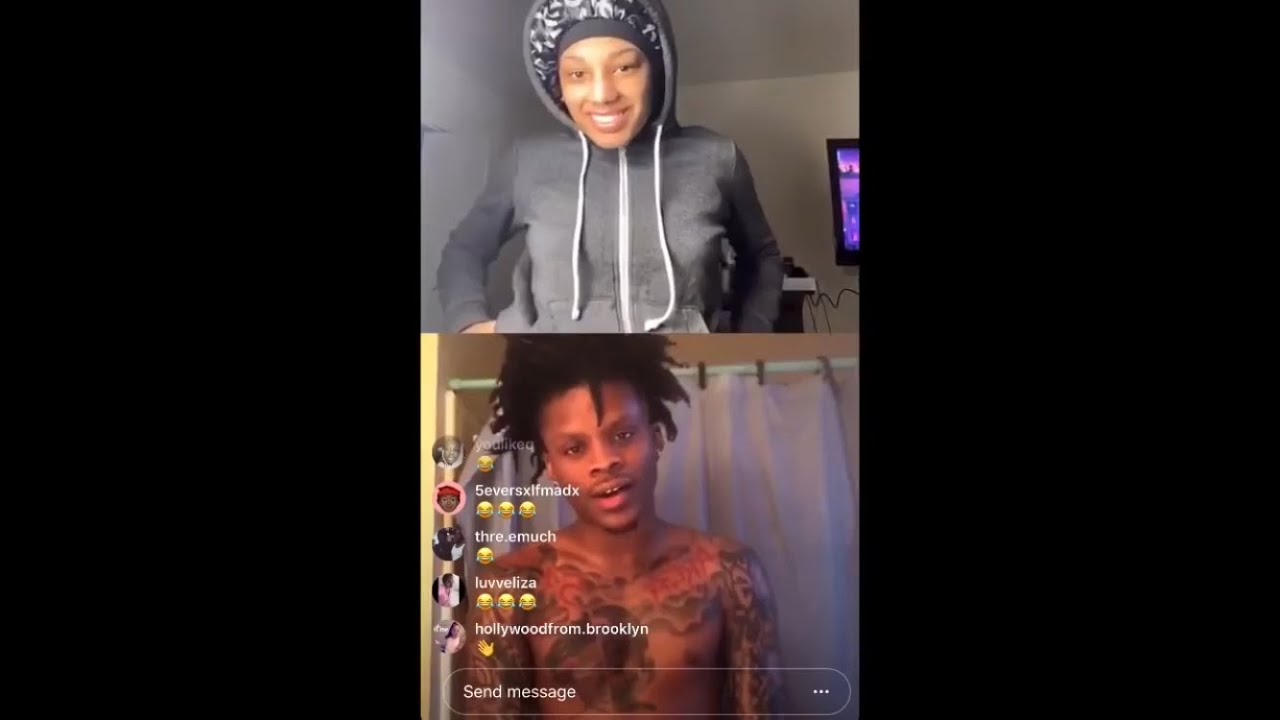 Pyt.Ny On Ig Live With Mute Rapper - YouTube