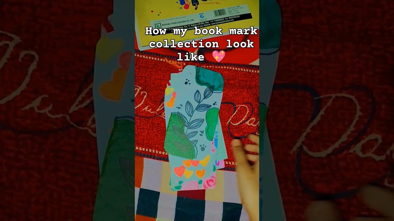 How my book mark collection look like 💖💖 - YouTube