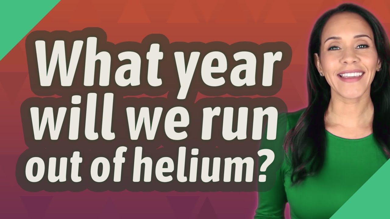 What year will we run out of helium? - YouTube