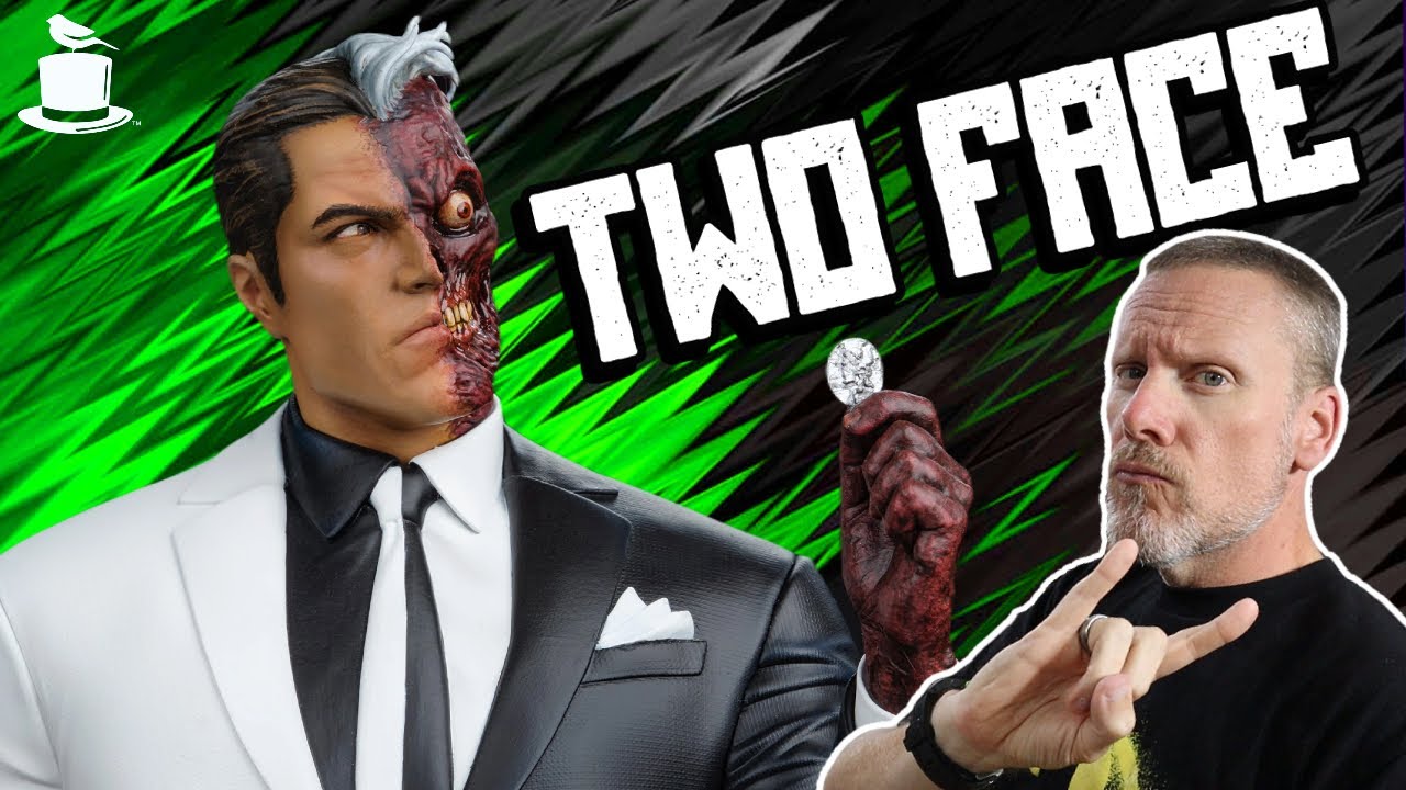 Unveiling the Dark Side of Two-Face | Tweeterhead Statue Review - YouTube