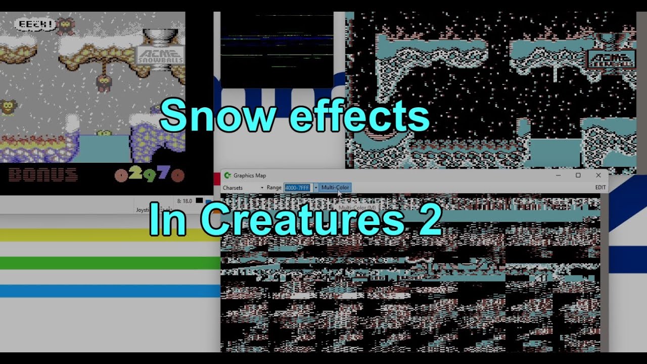 C64 Games memories - Snow effects - Bonus - Creature 2 - YouTube