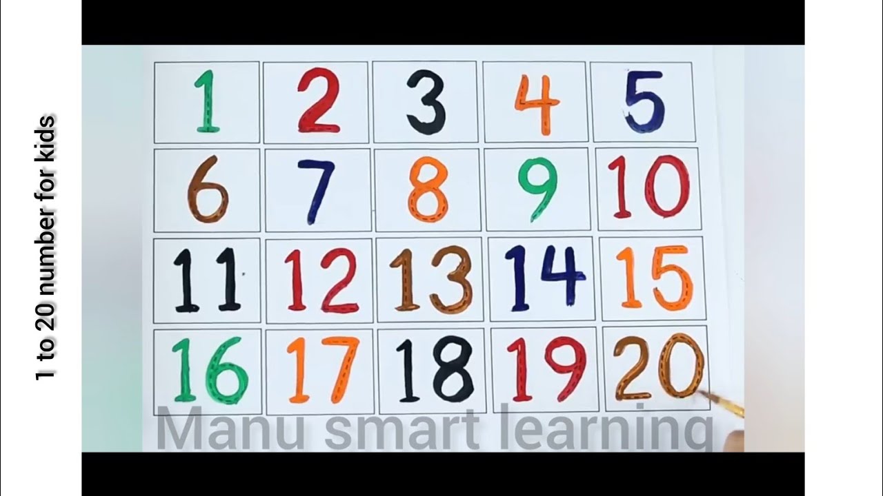 How do I teach my child to count to 20? - YouTube