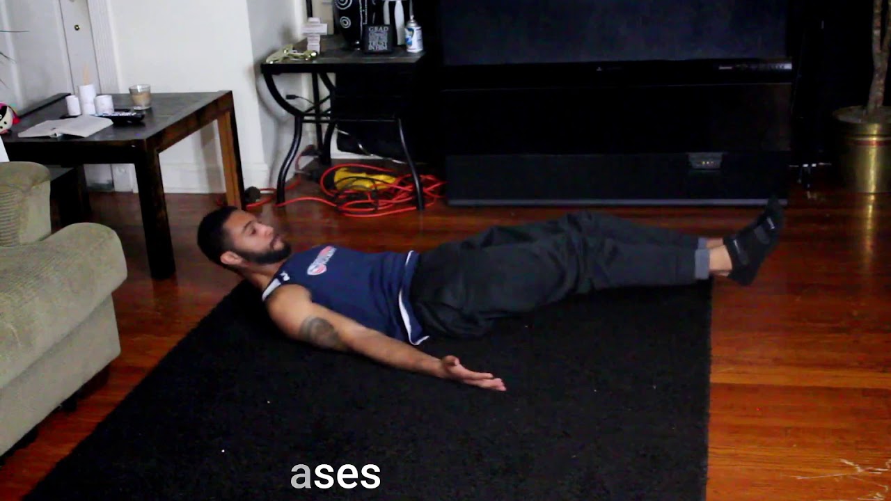 Floor and standing abdominal exercises - YouTube