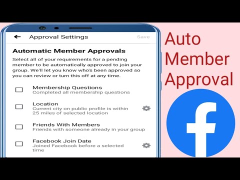 How To Auto Approve Members In Facebook Group | Auto Approve Group ...