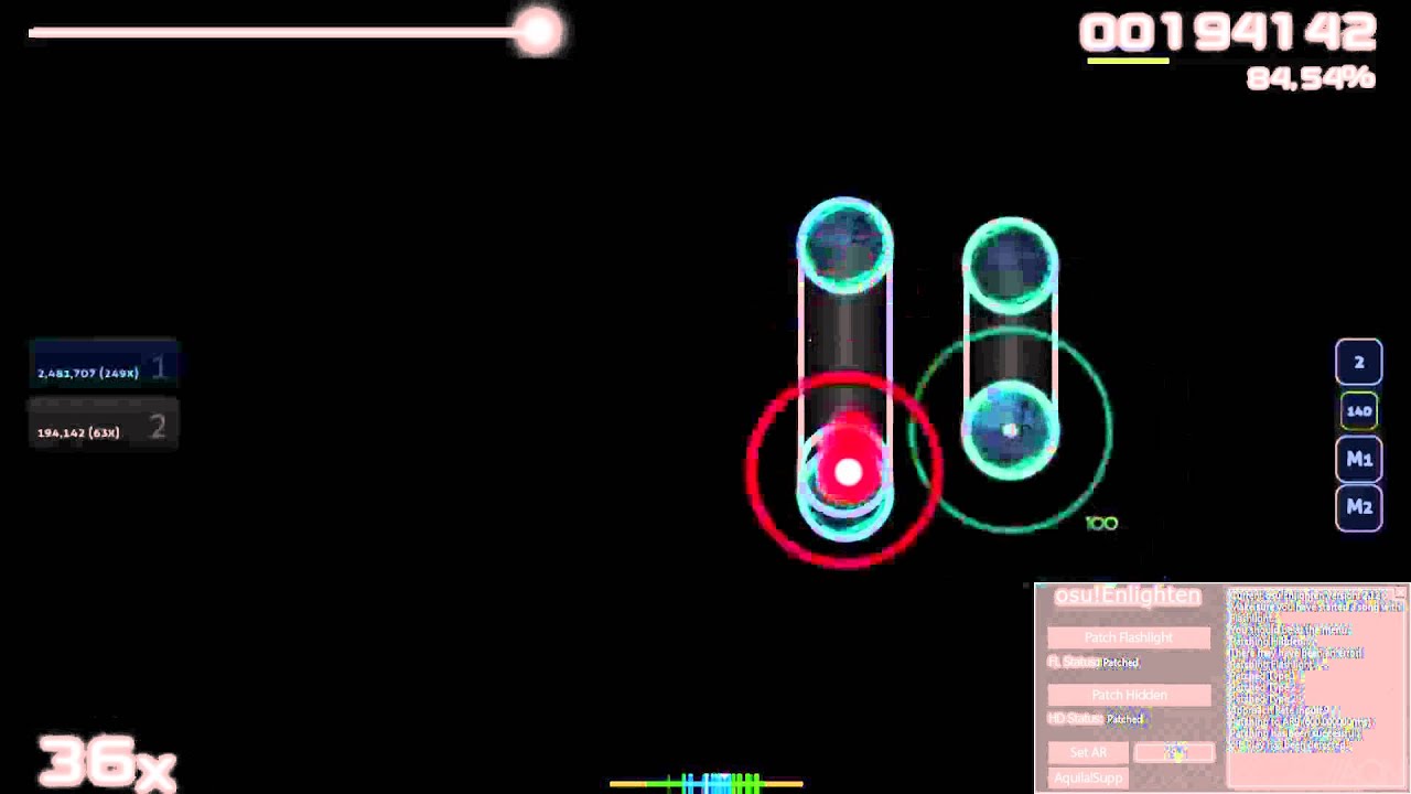 Osu!Enlighten Hack (HD FL and AR hack) - YouTube