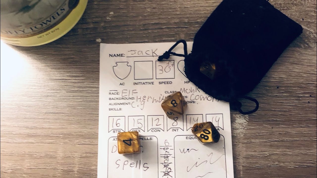 How to make a DND Character - YouTube