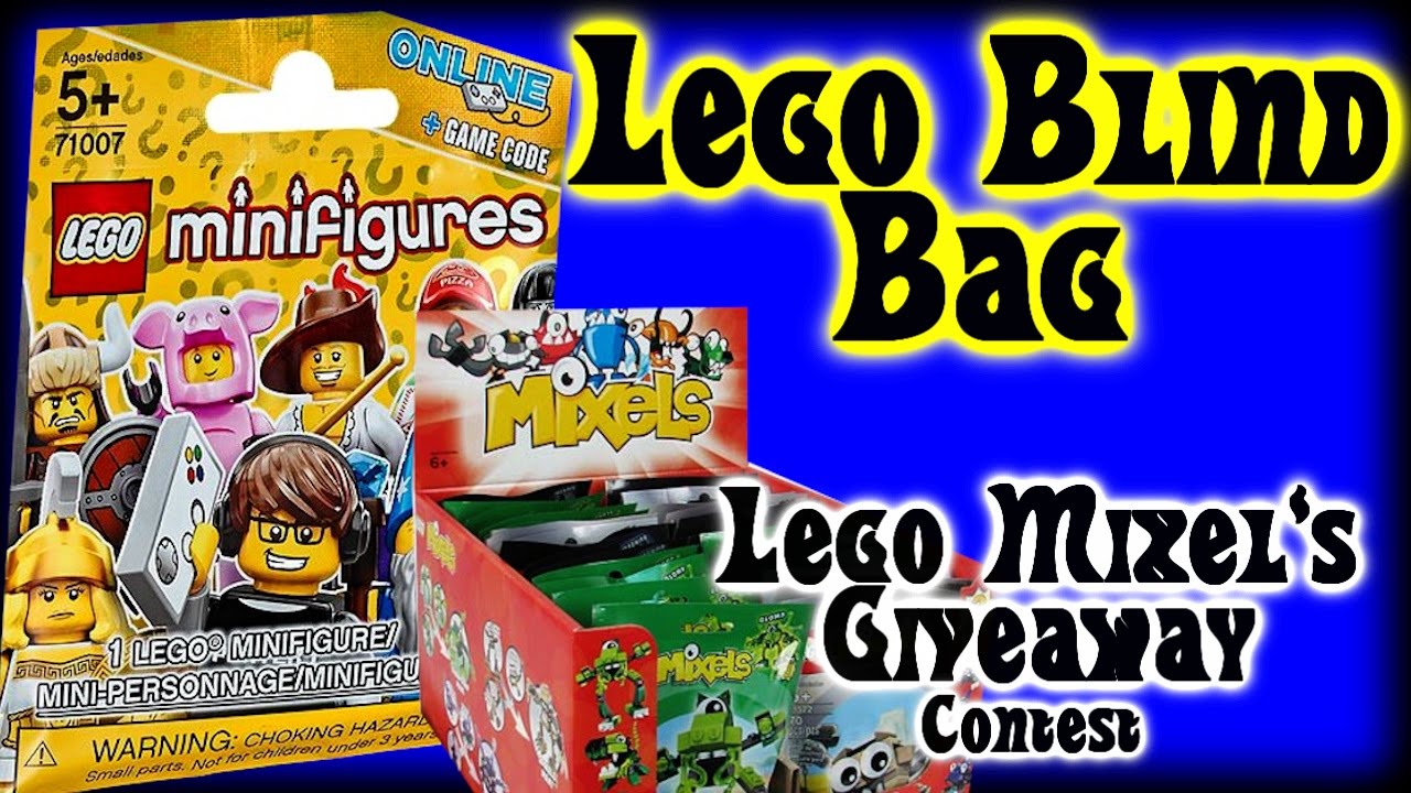 Lego Mini Figures Series 12 Surprise Blind Bags - Lego Mixels Giveaway ...