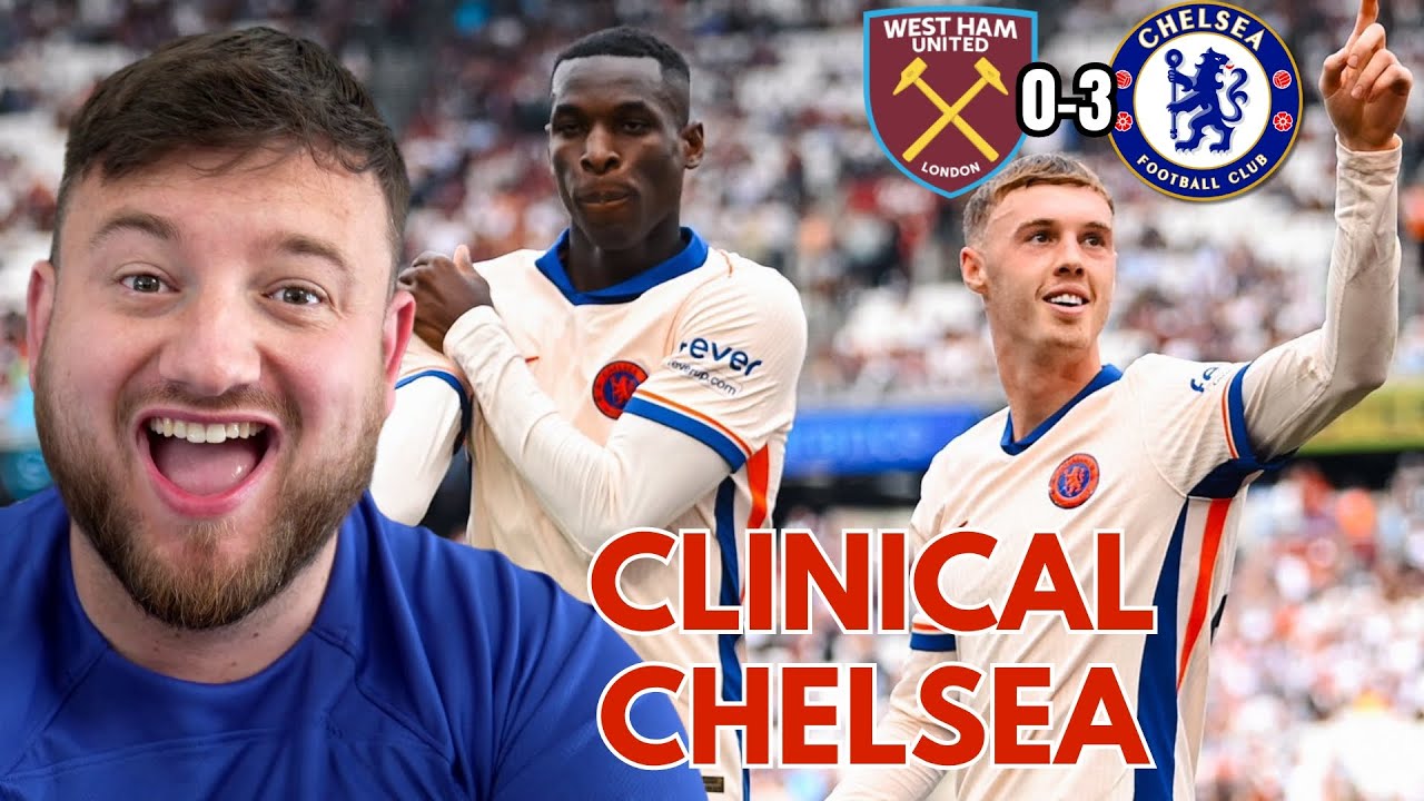 Chelsea Hammer West Ham l Jackson Bags Brace l West Ham 0-3 Chelsea ...