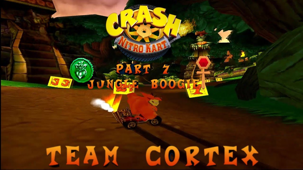 Crash Nitro Kart: Team Cortex: Part 7: Jungle Boogie - YouTube