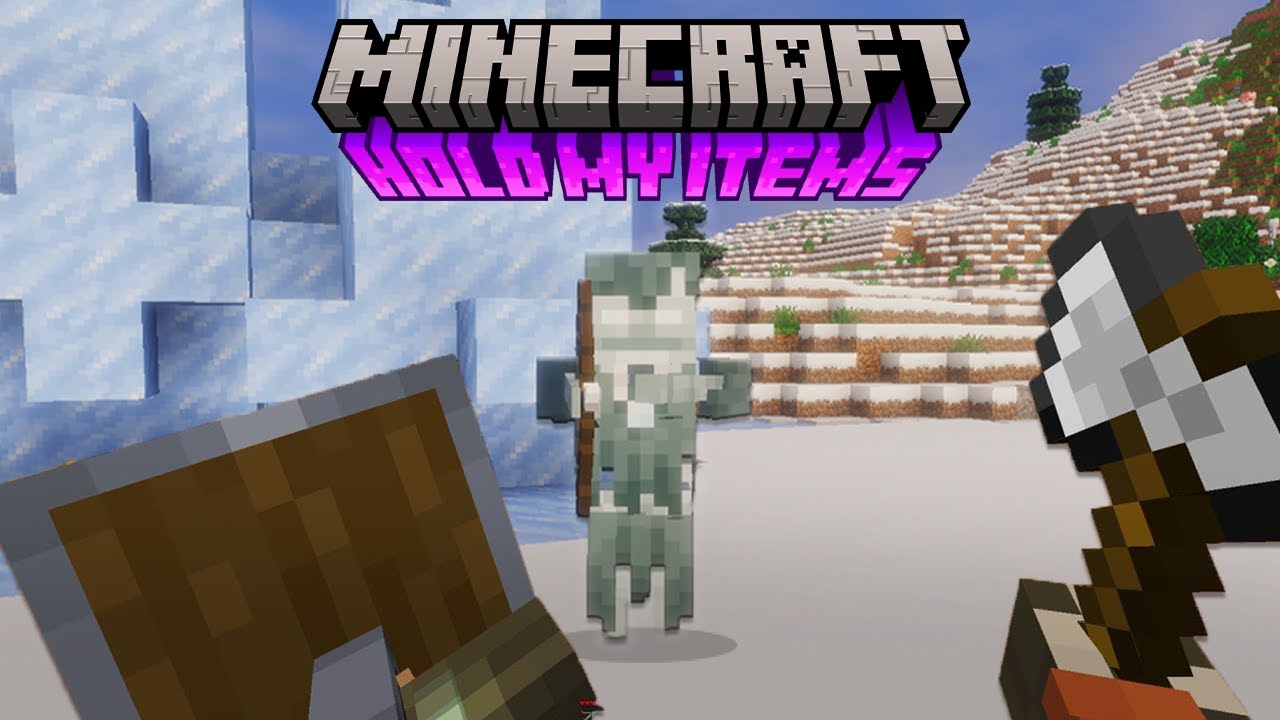 This Minecraft Mod Makes First Person INSANE - Hold my Items Mod - YouTube