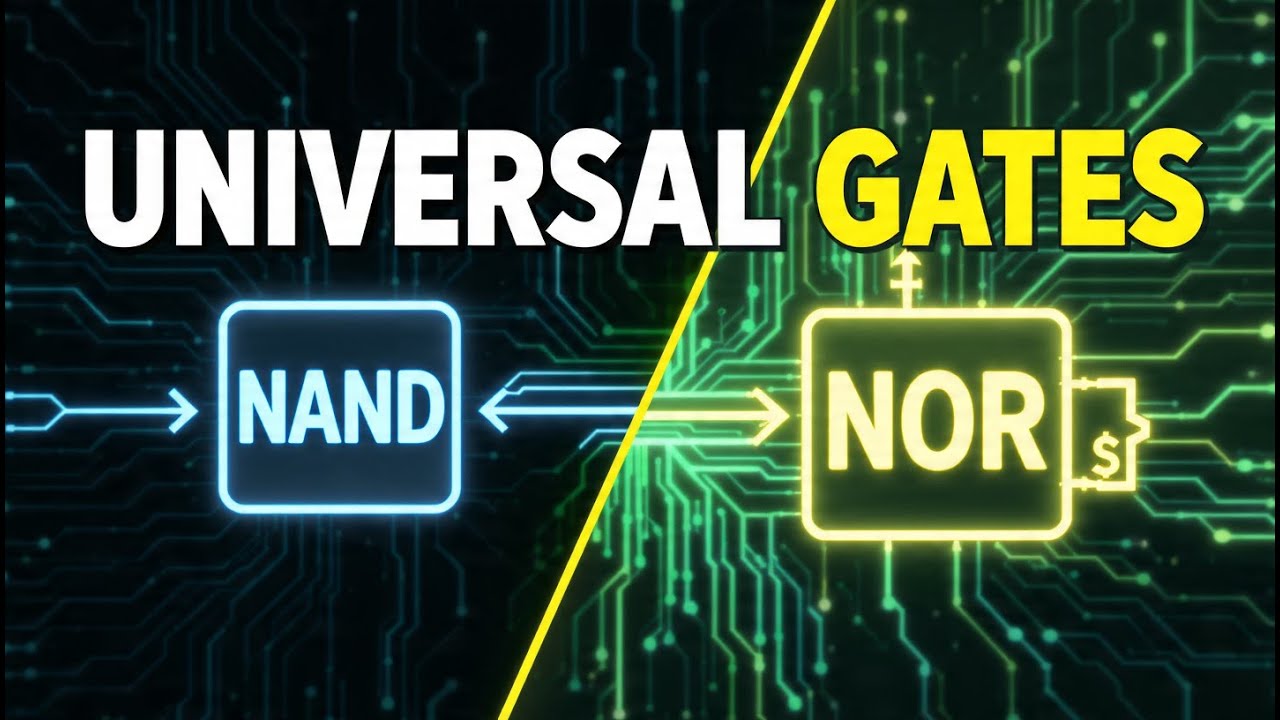 Universal Logic Gates | NAND & NOR Gates Explained with Truth Tables ...